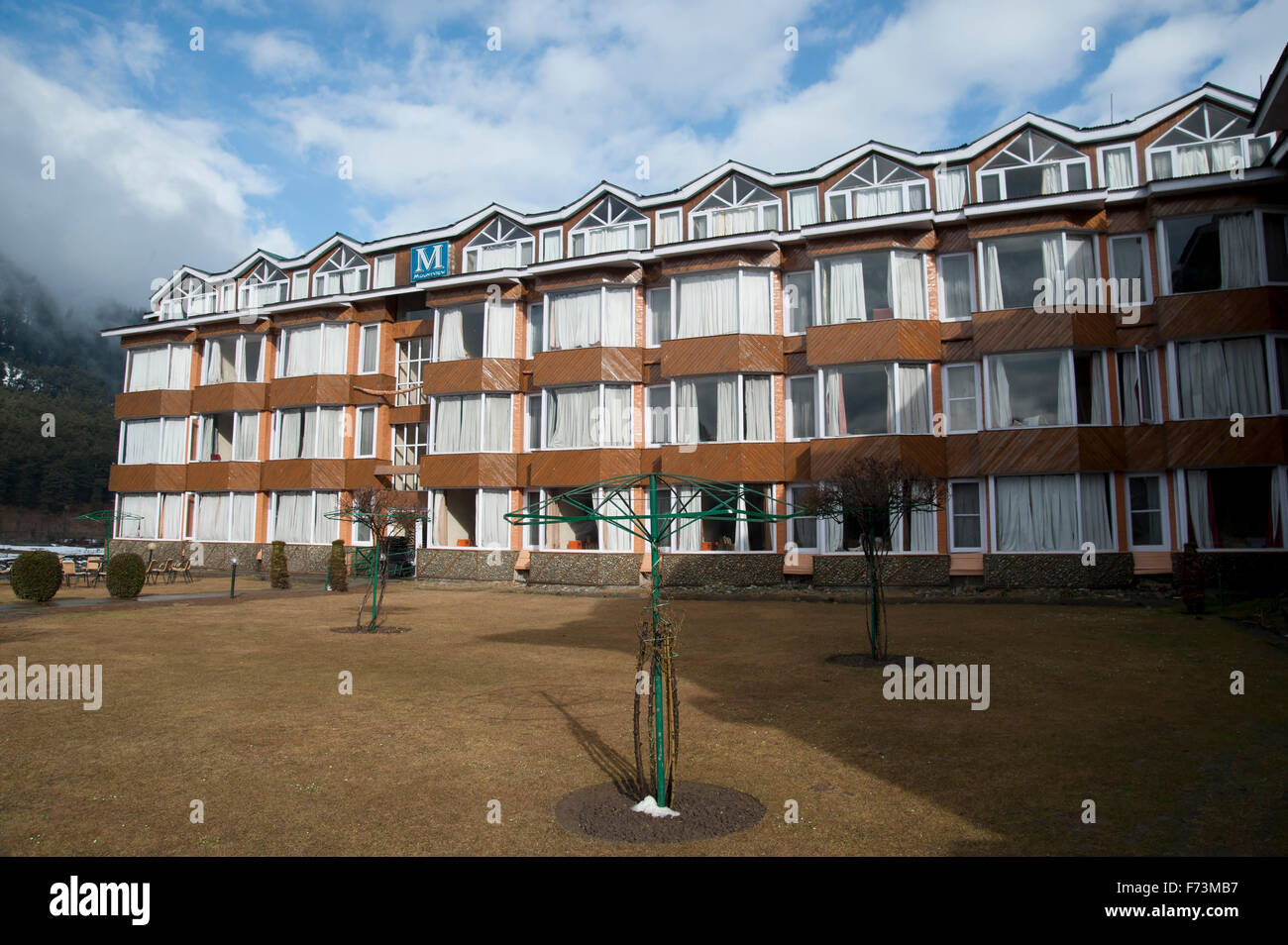 Hotel Mount View, Pahalgam, srinagar, kashmir, india, asia Stock Photo ...