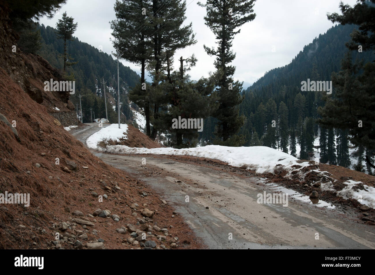 Ghat road, aru valley, pahalgam, kashmir, india, asia Stock Photo - Alamy