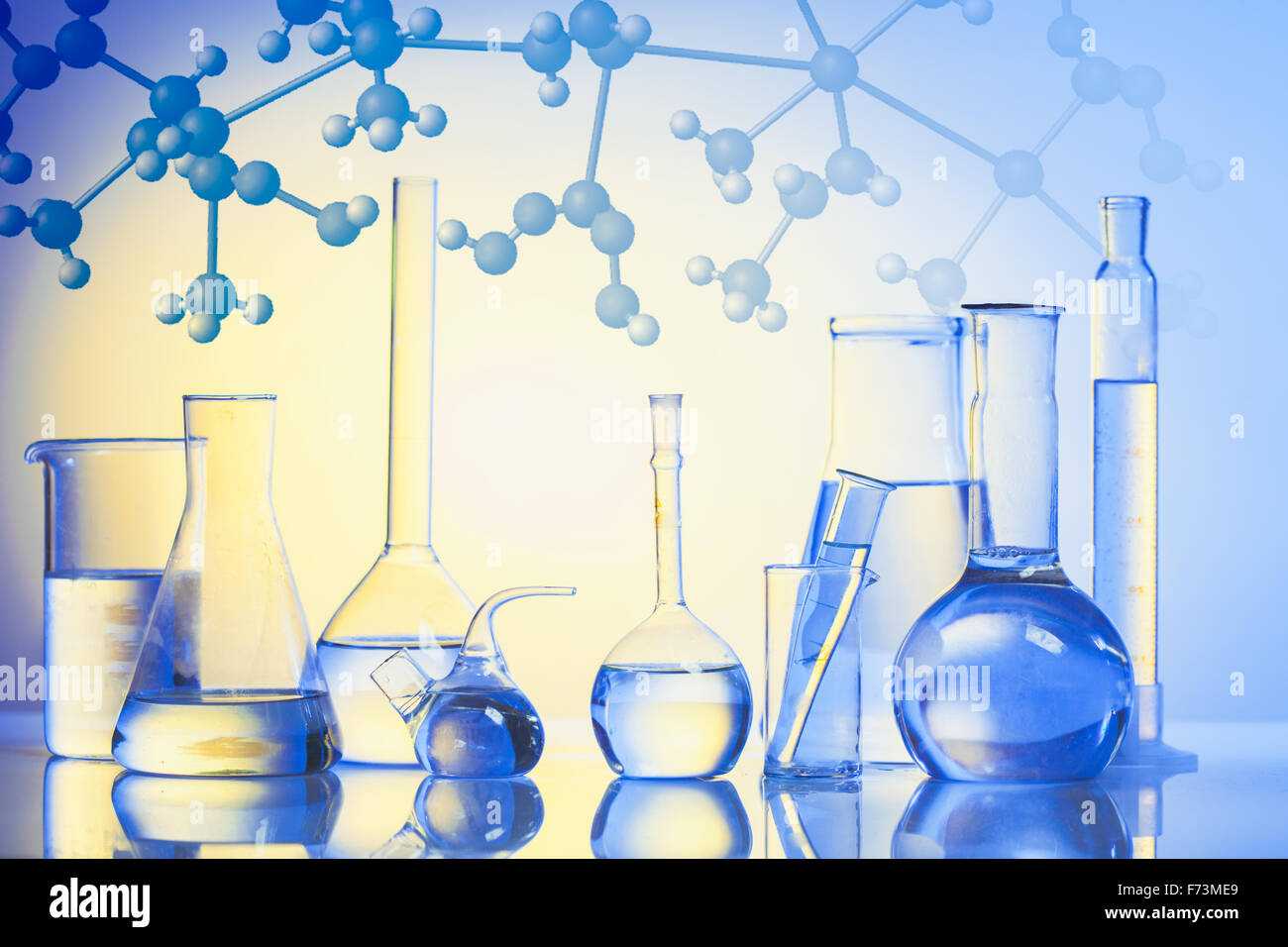 The Laboratory glass Stock Photo - Alamy