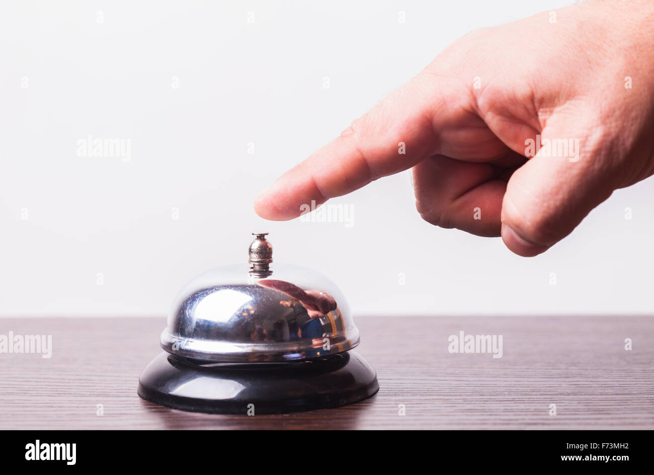 Service bell ring Stock Photo - Alamy