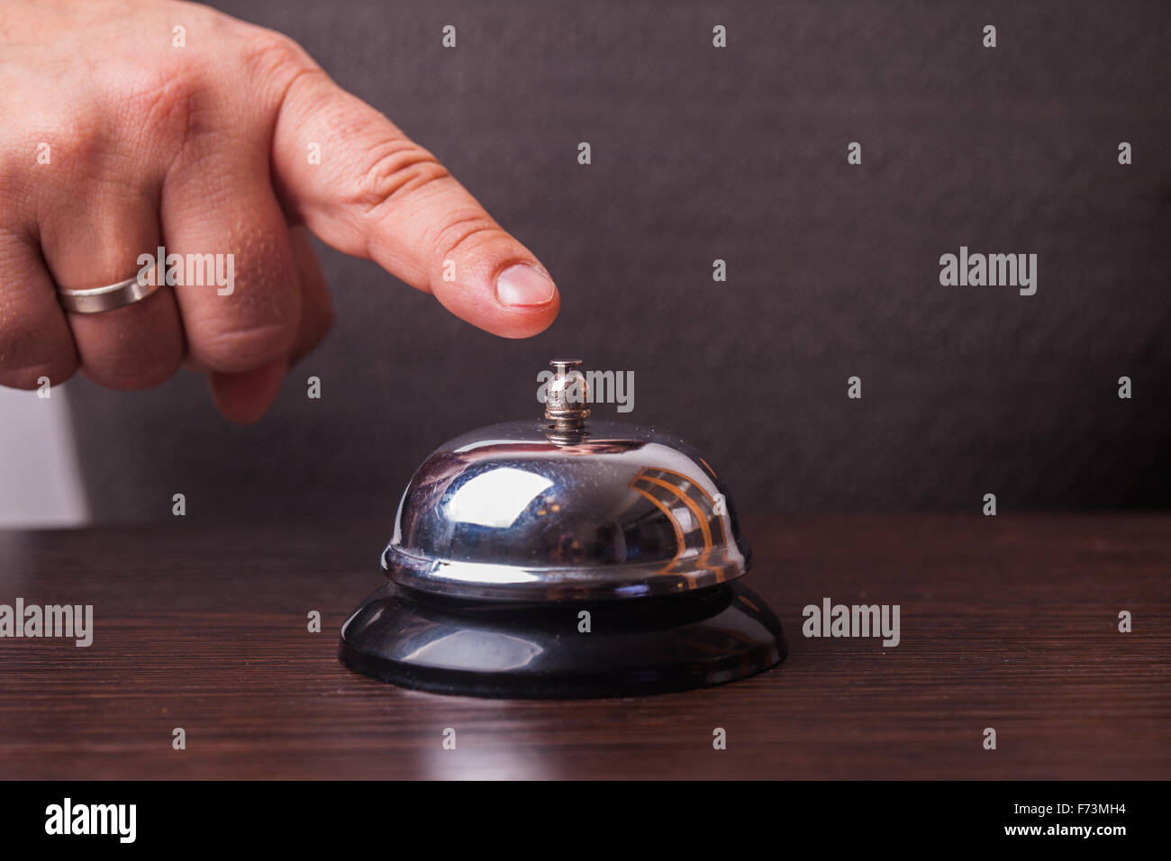 Service bell ring Stock Photo - Alamy