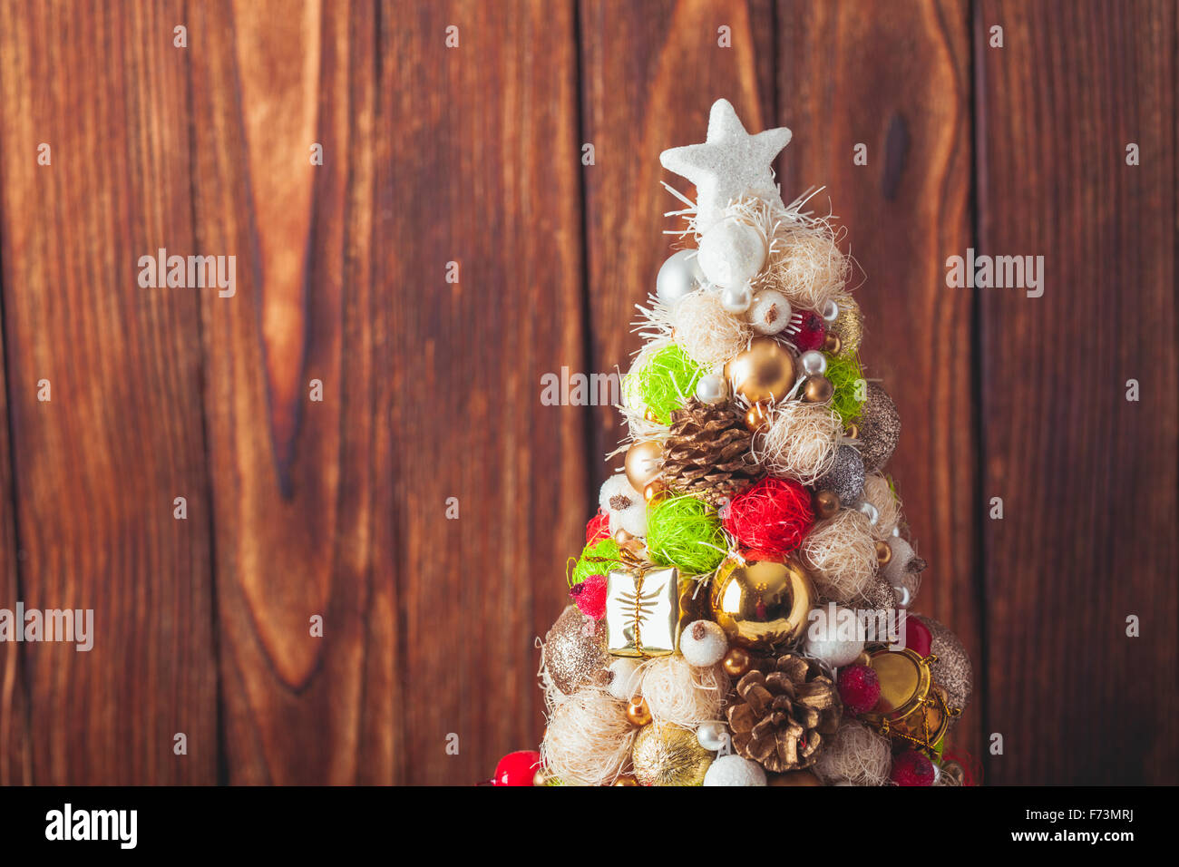 Handmade Christmas tree Stock Photo - Alamy