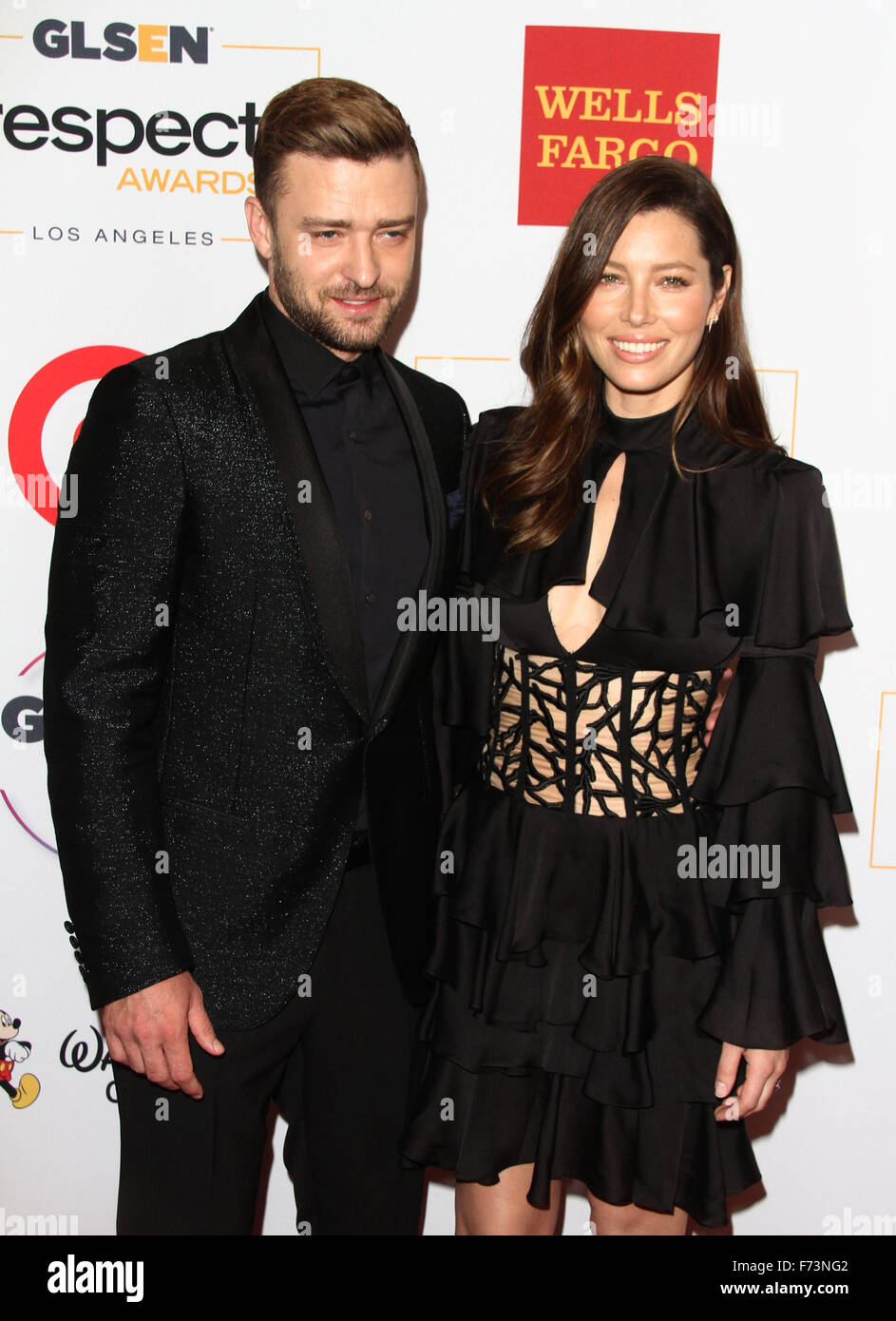 2015 GLSEN Respect Awards Featuring: Justin Timberlake, Jessica Biel ...