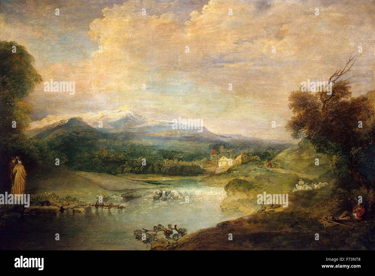 Jean-Antoine Watteau - Landscape Stock Photo - Alamy