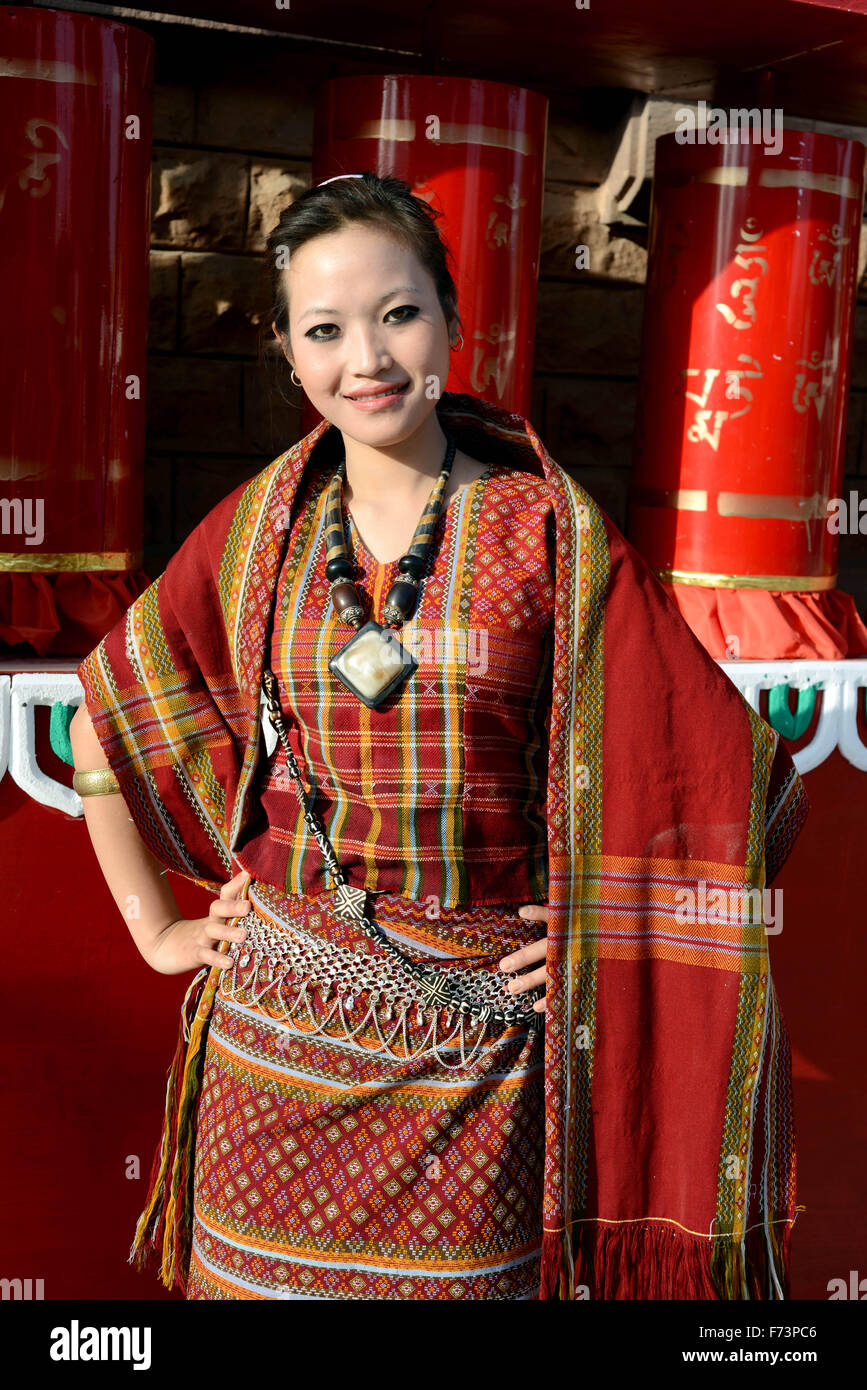 Woman pilgrim, buddhist temple, india, asia, mr#786 Stock Photo - Alamy