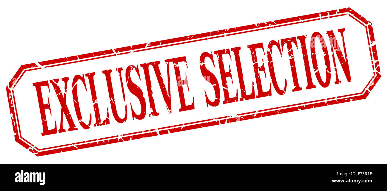 exclusive selection square red grunge vintage isolated label Stock ...