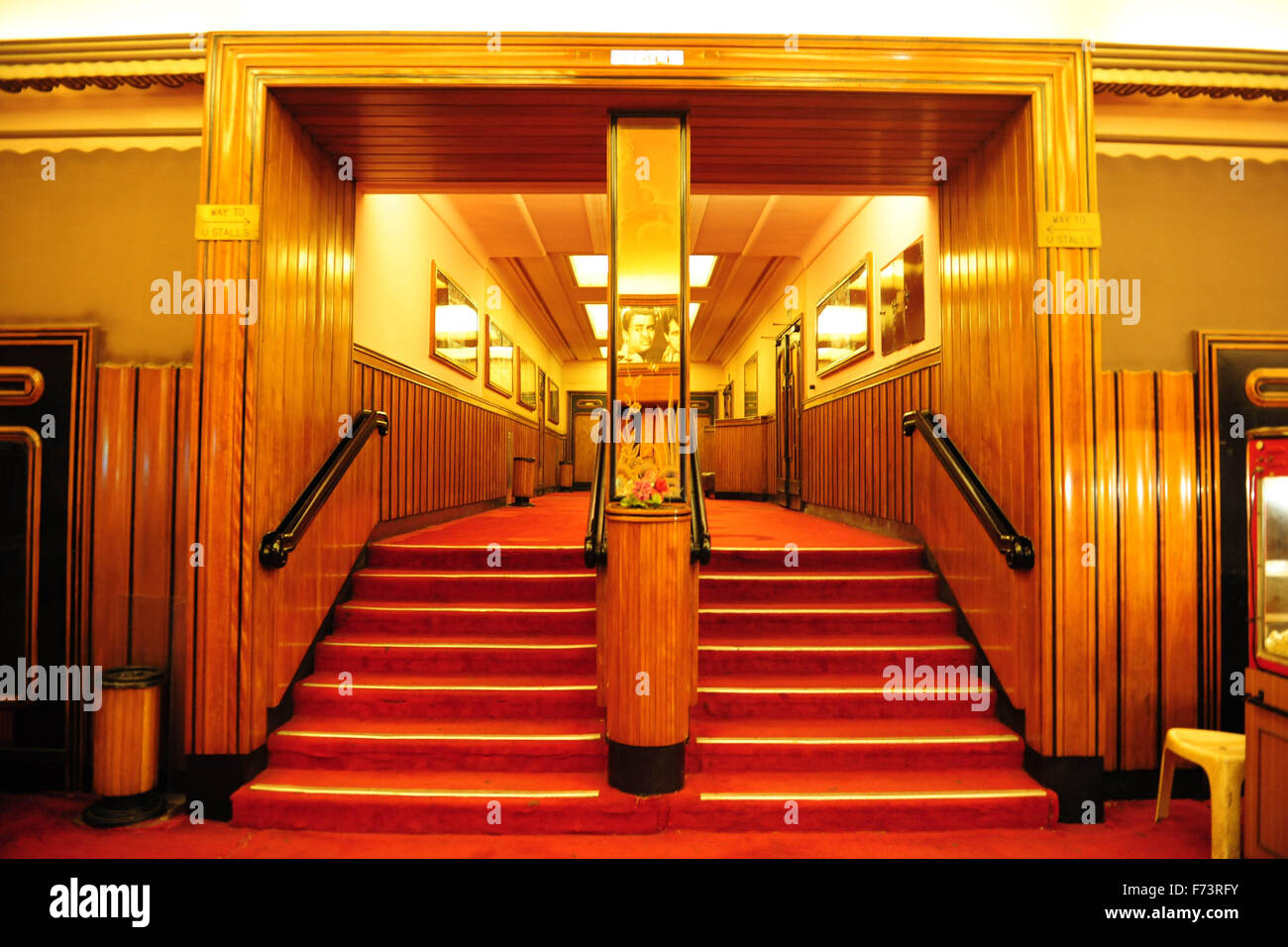 Art Deco staircase, Liberty Cinema, Movie theater, Art Deco, Marine ...