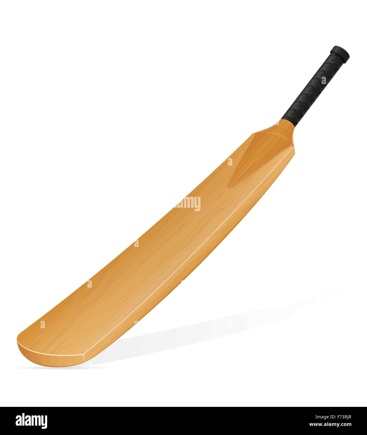 cricket bat vector illustration isolated on white background Stock ...