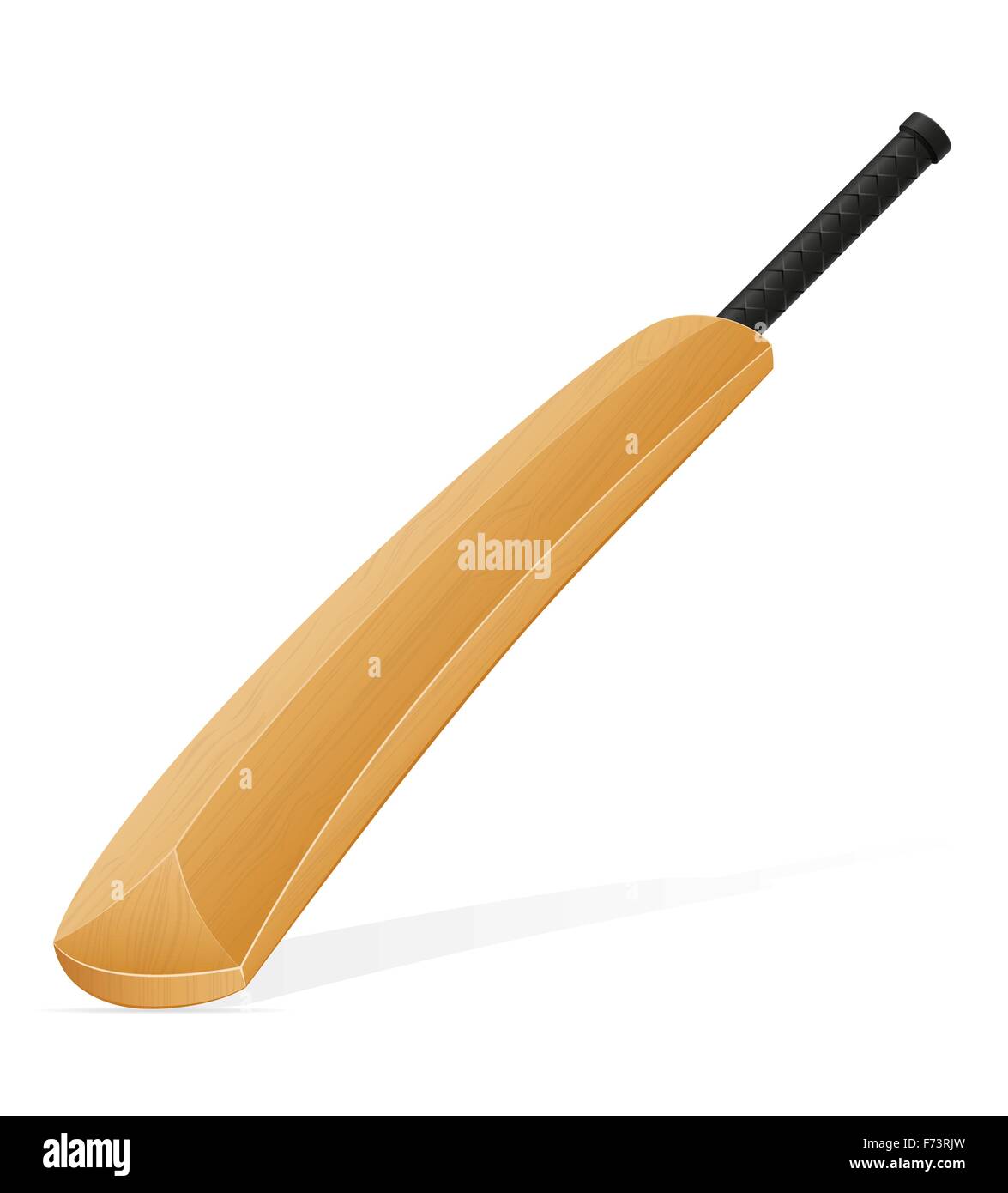 cricket bat vector illustration isolated on white background Stock ...