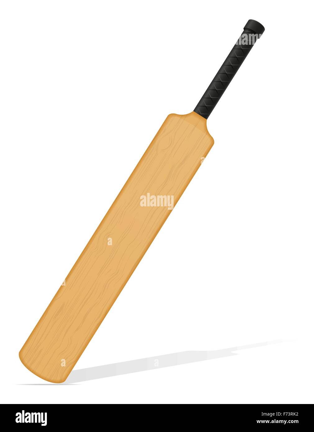 cricket bat vector illustration isolated on white background Stock ...