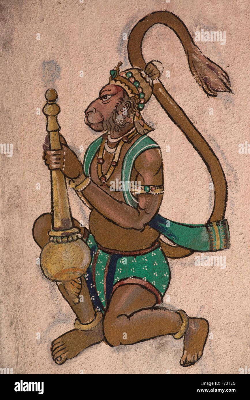 Ancient Hanuman Paintings