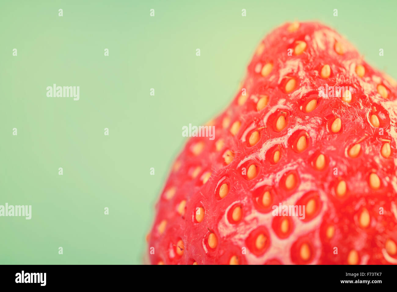 Retro Effect Of Fresh Strawberry Fruit Stock Photo - Alamy