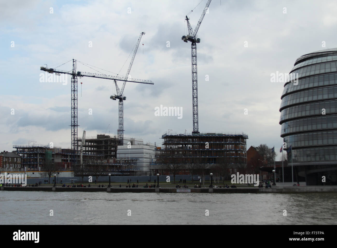 Construction site at One Tower Bridge Tower Bridge, Berkeley Homes ...