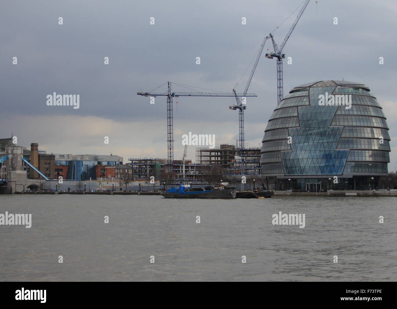 Construction site at One Tower Bridge Tower Bridge, Berkeley Homes ...