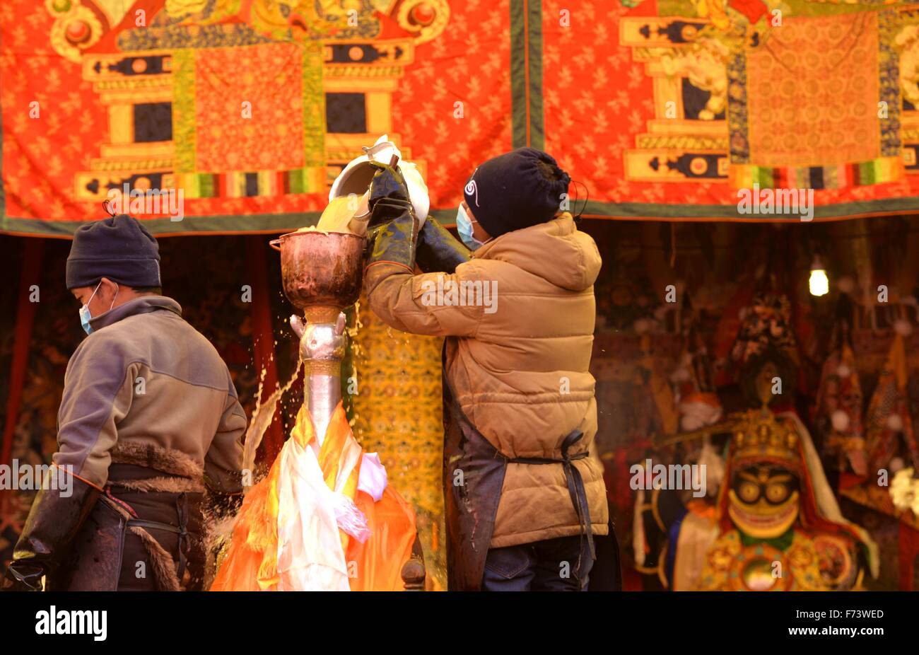 Lhasa, China's Tibet Autonomous Region. 25th Nov, 2015. People ...