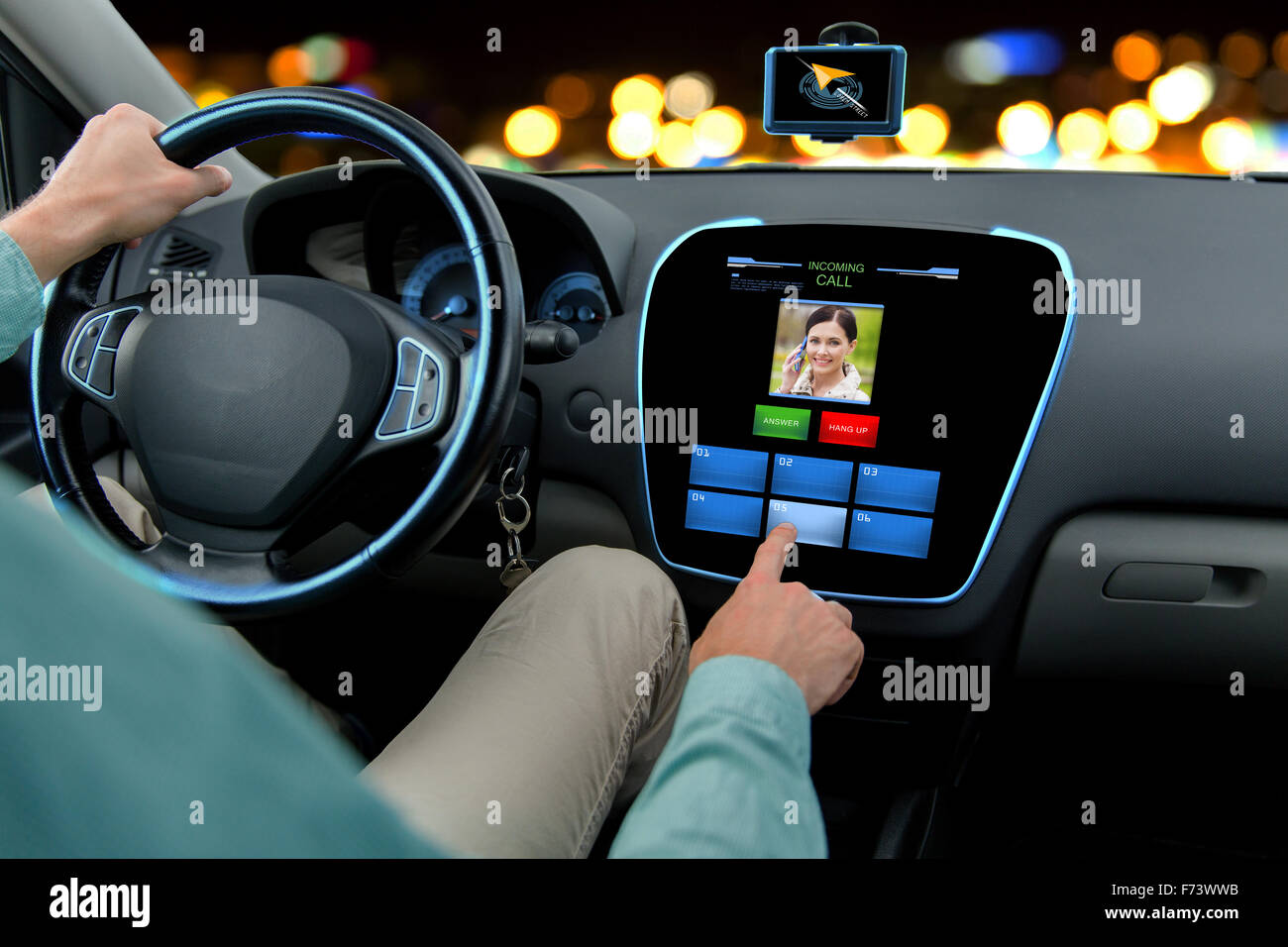 Car on board video hi-res stock photography and images - Alamy