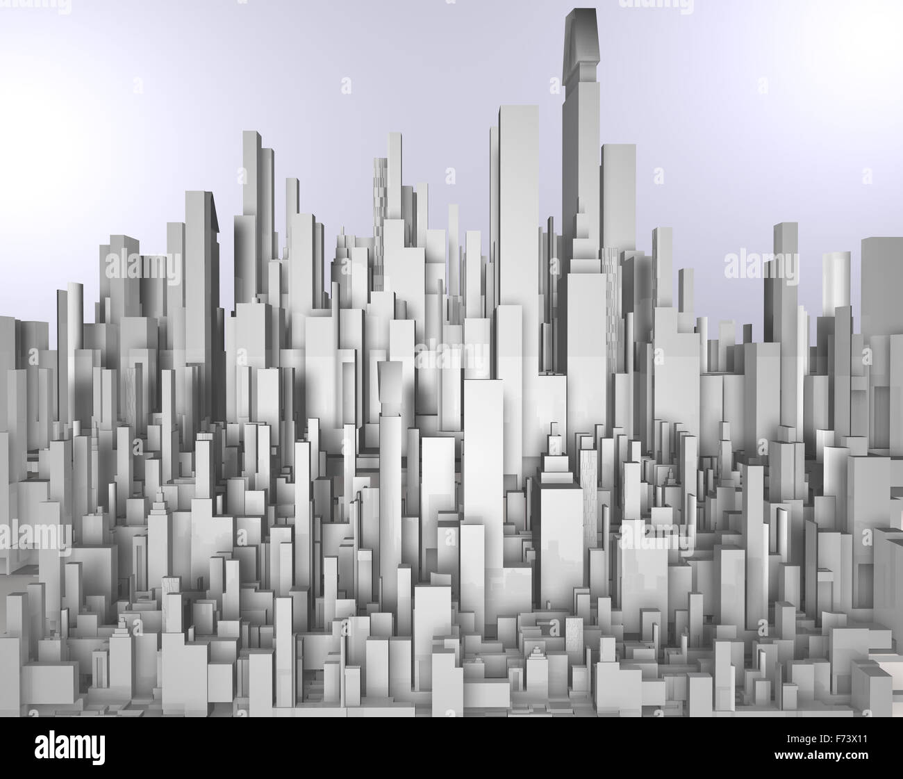 skyscraper render 3d Stock Photo - Alamy