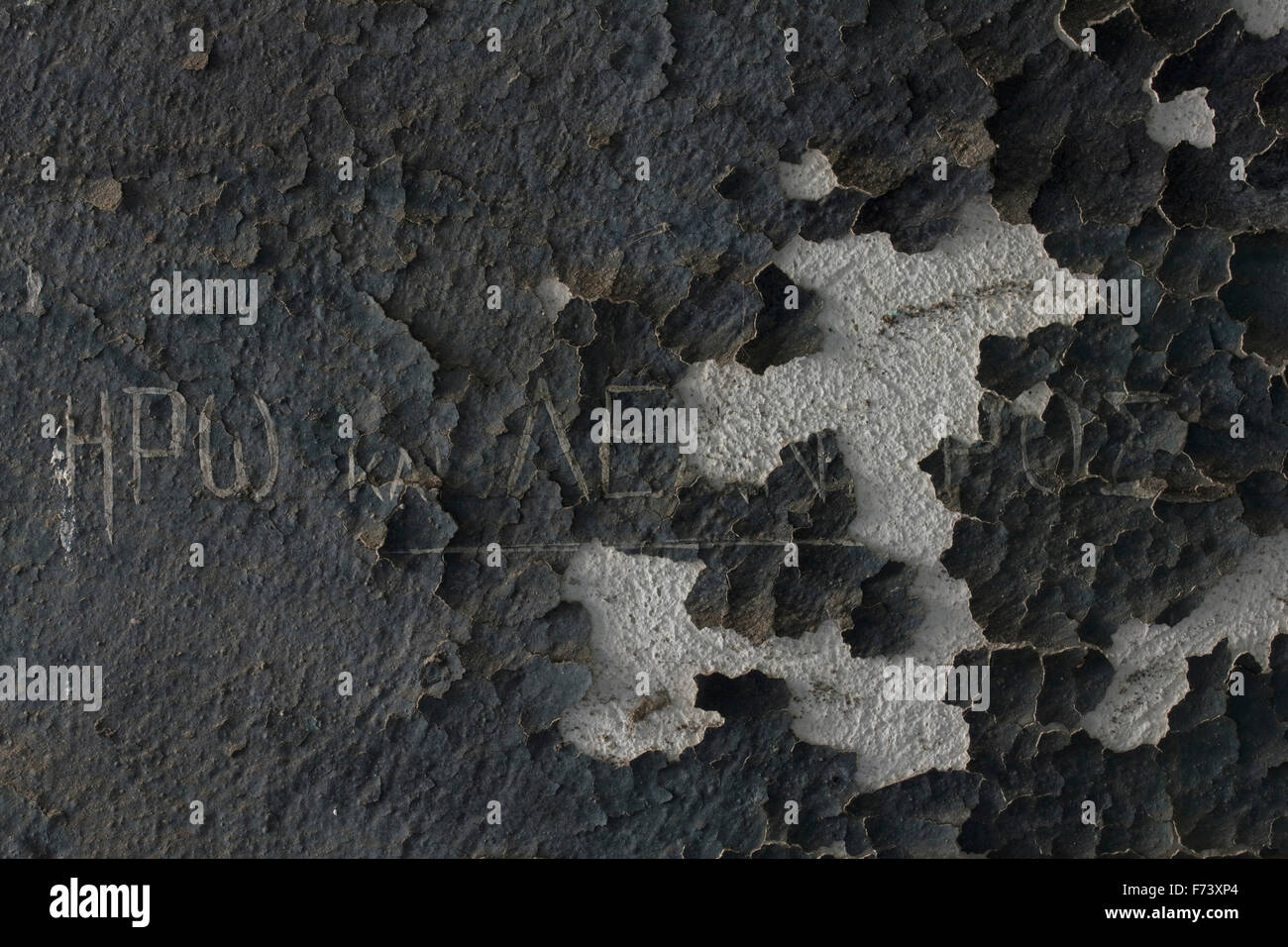 'Hro kai Leandos' (Greek) wallpainting's hand written title by M ...
