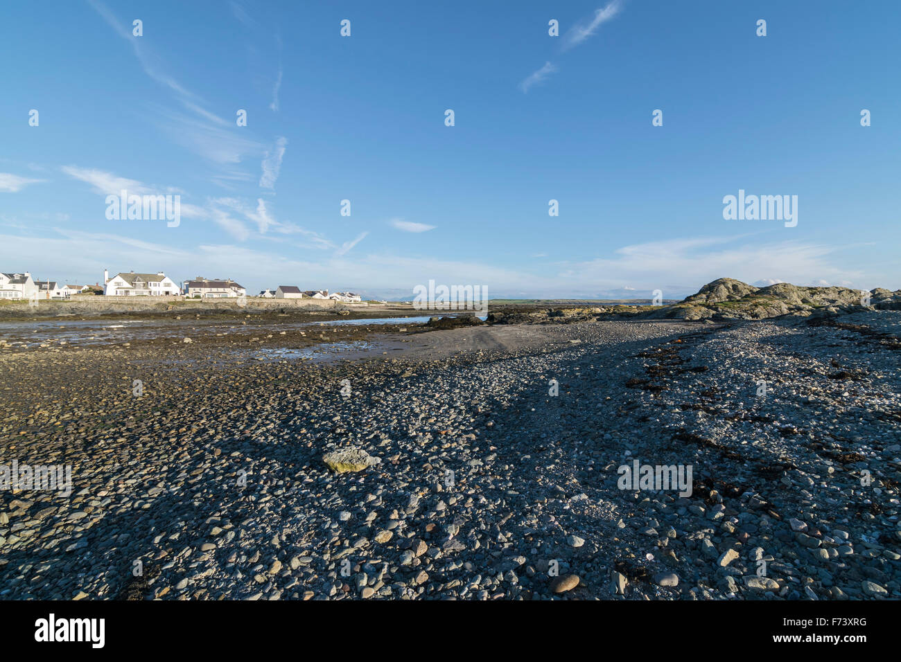 Rhosneigr beach or Traeth Crigyll on Anglesey North Wales Stock Photo ...