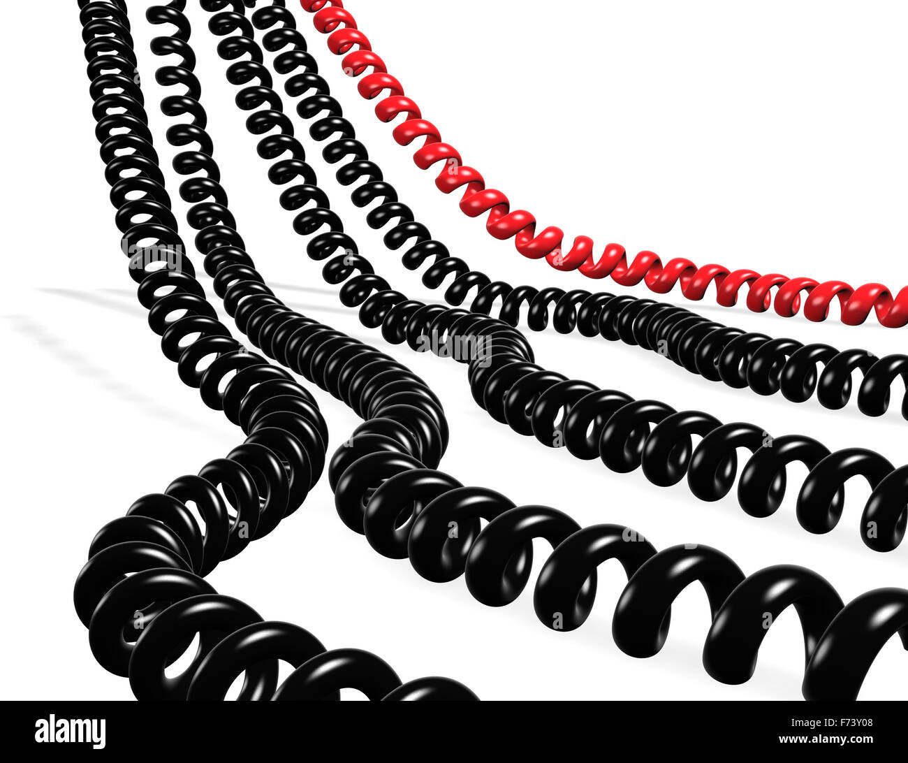 Several telephone cables Stock Photo - Alamy