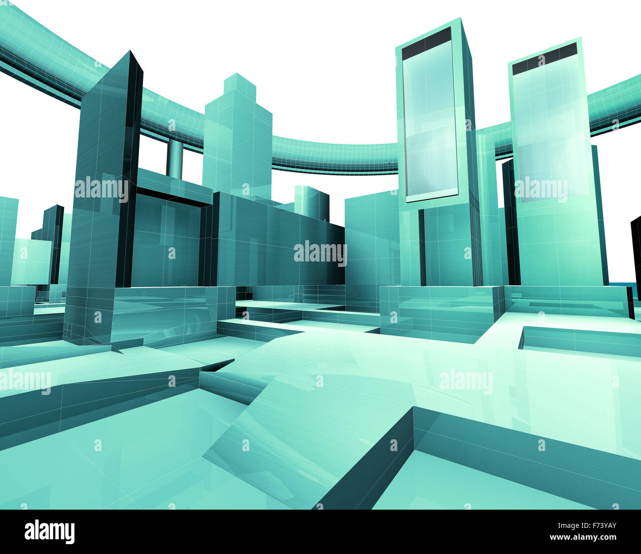 3d city drawing High Resolution Stock Photography and Images - Alamy