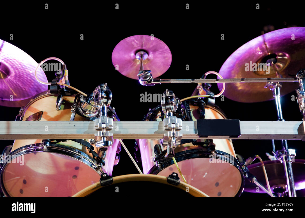 Close up image of drum on stage Stock Photo - Alamy