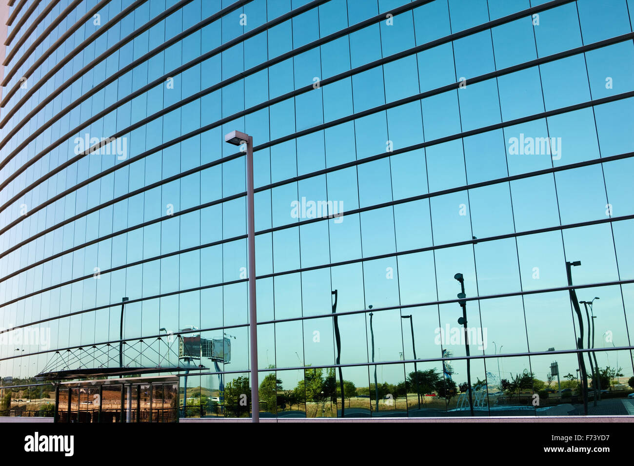 Detail of a modern office facade Stock Photo - Alamy
