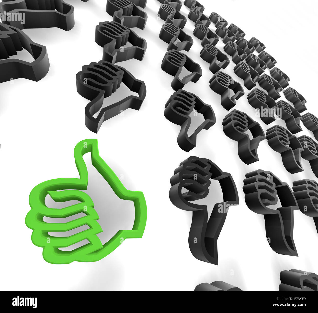 3d image of ok hands sign Stock Photo - Alamy