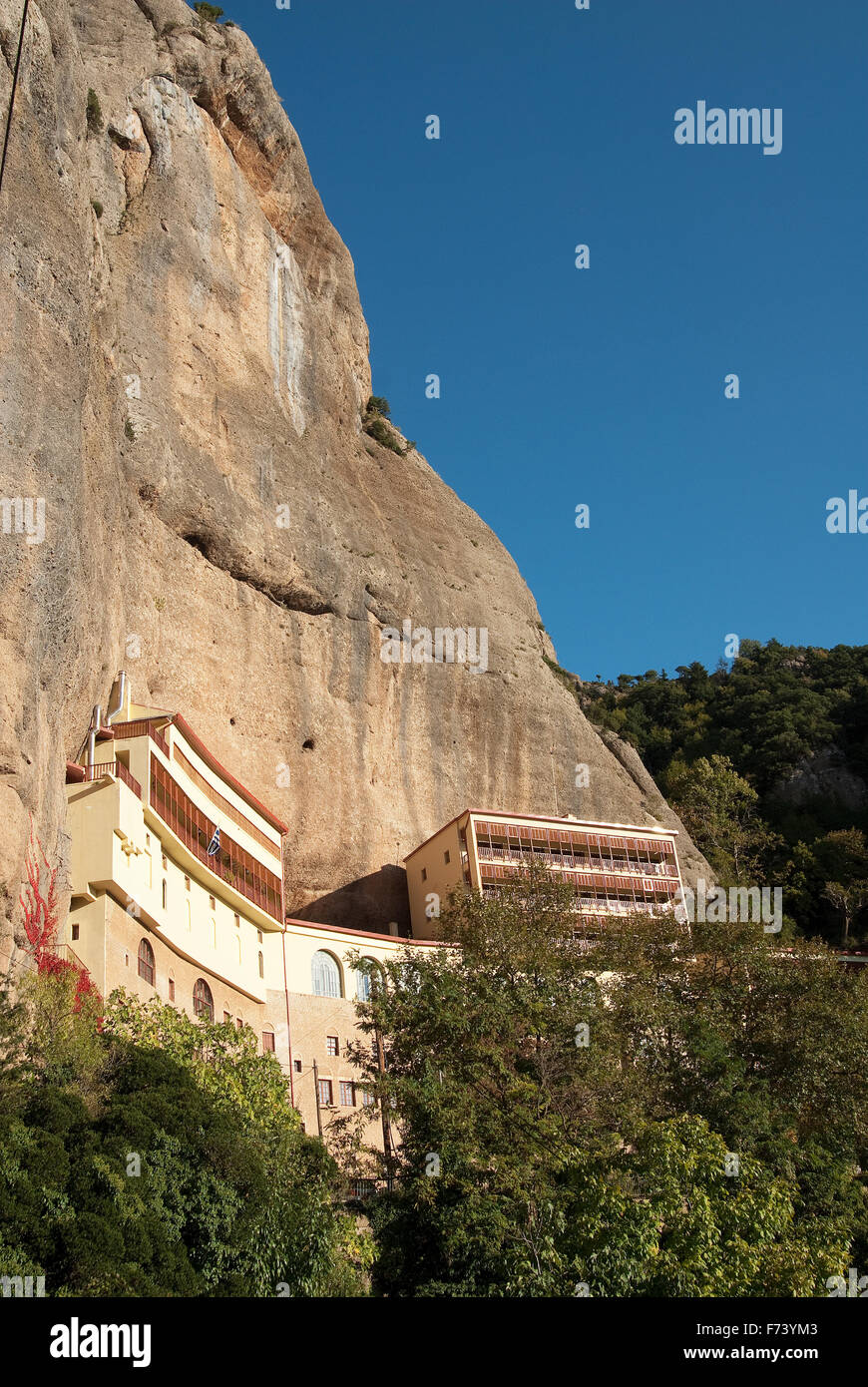 Mega Spileo monastery Peloponnesus Peloponnese Greece Europe Kalavrita ...