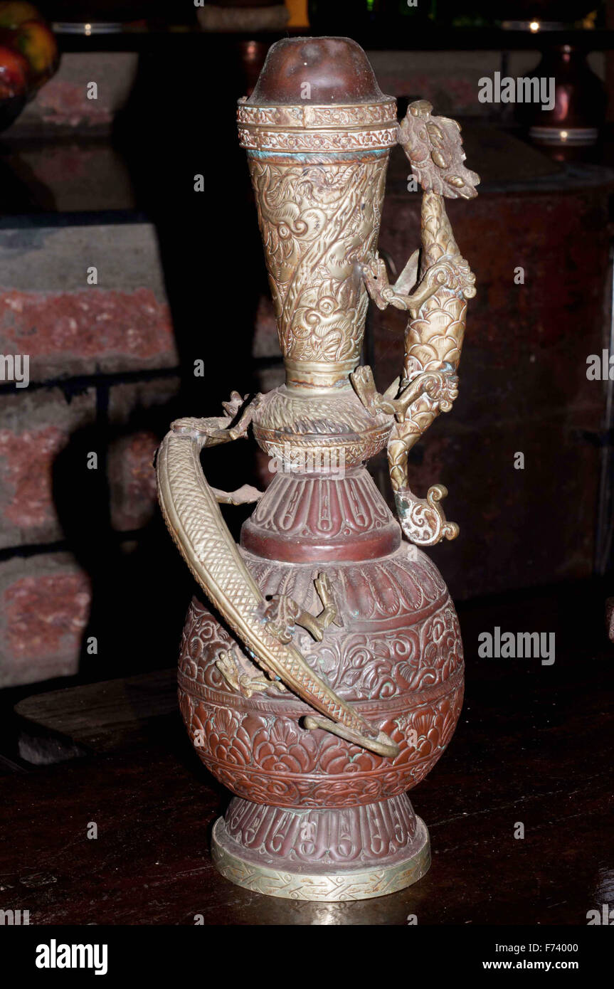 Antique wine jug, goa, india, asia Stock Photo - Alamy