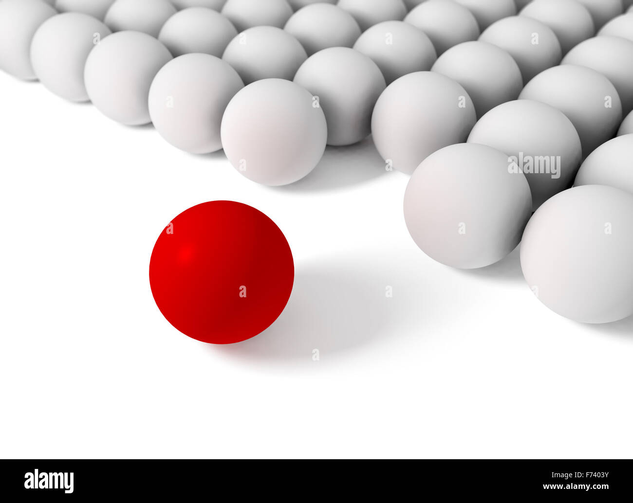 3d image of concept of success with balls Stock Photo - Alamy