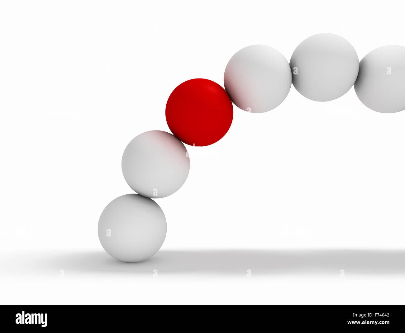 3d image of concept of success with balls Stock Photo - Alamy