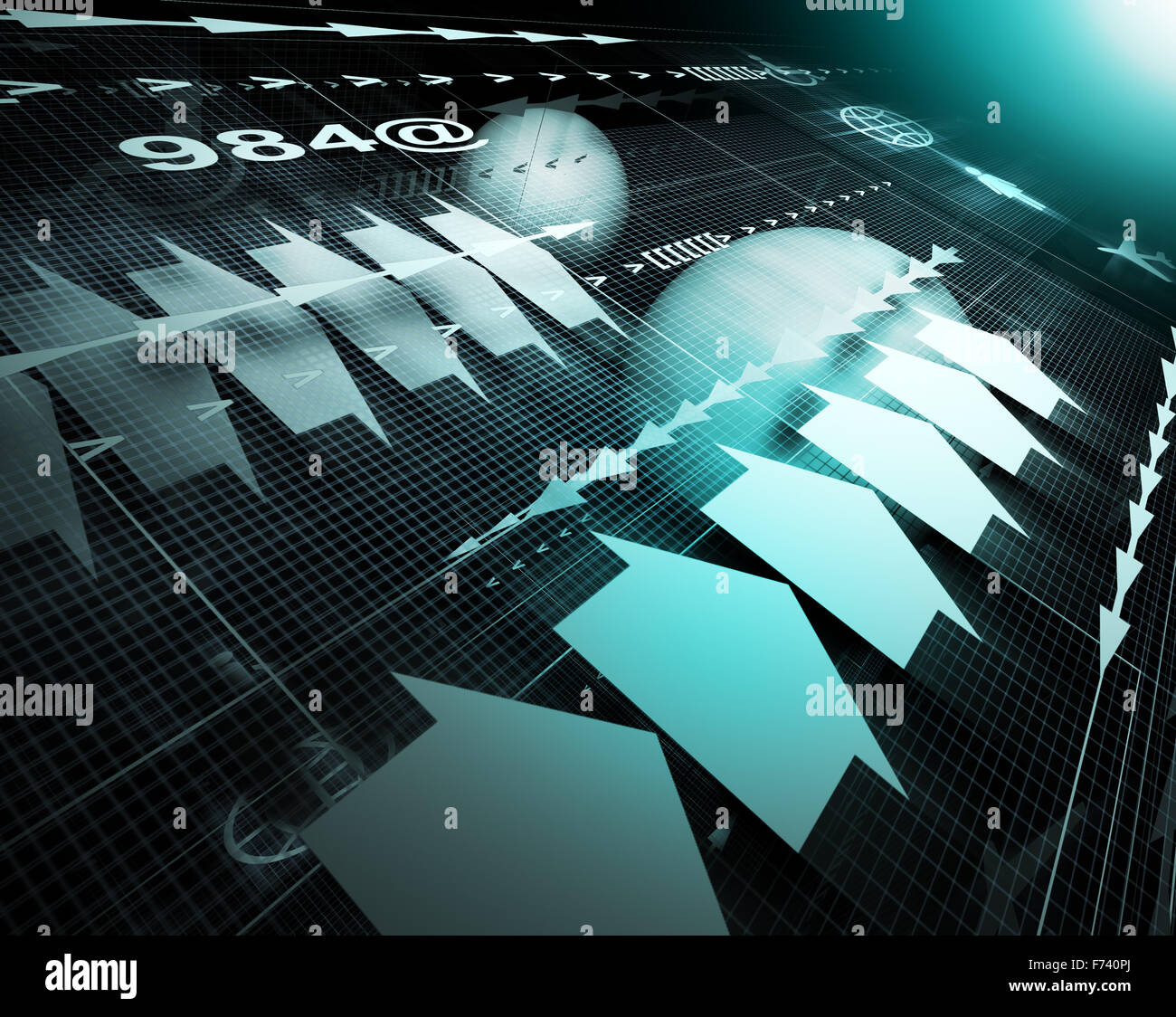 Abstract numbers symbols hi-res stock photography and images - Alamy