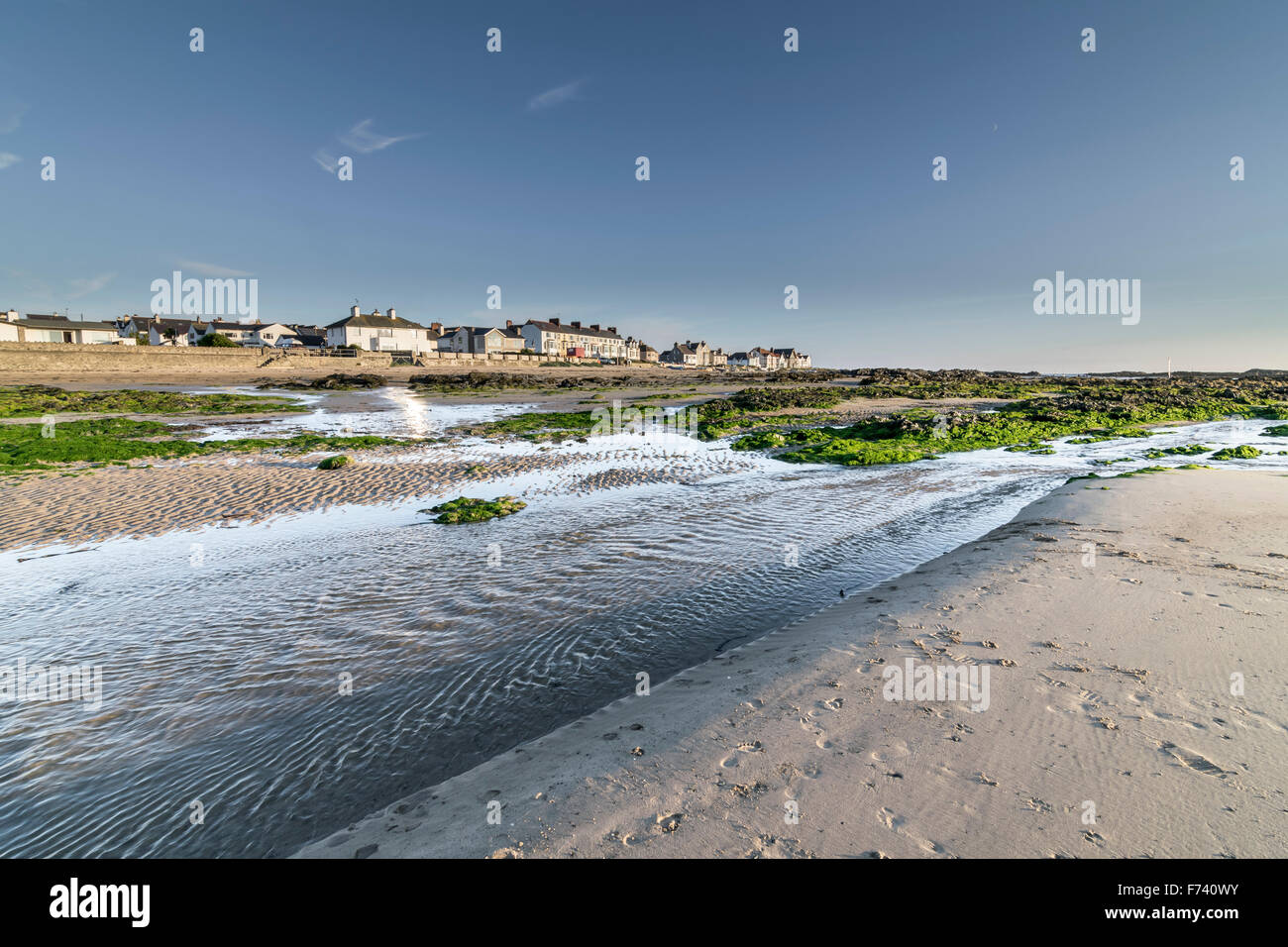 Rhosneigr beach or Traeth Crigyll on Anglesey North Wales Stock Photo ...