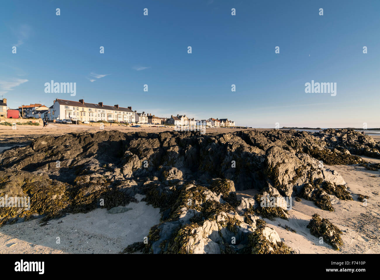 Rhosneigr beach or Traeth Crigyll on Anglesey North Wales Stock Photo ...