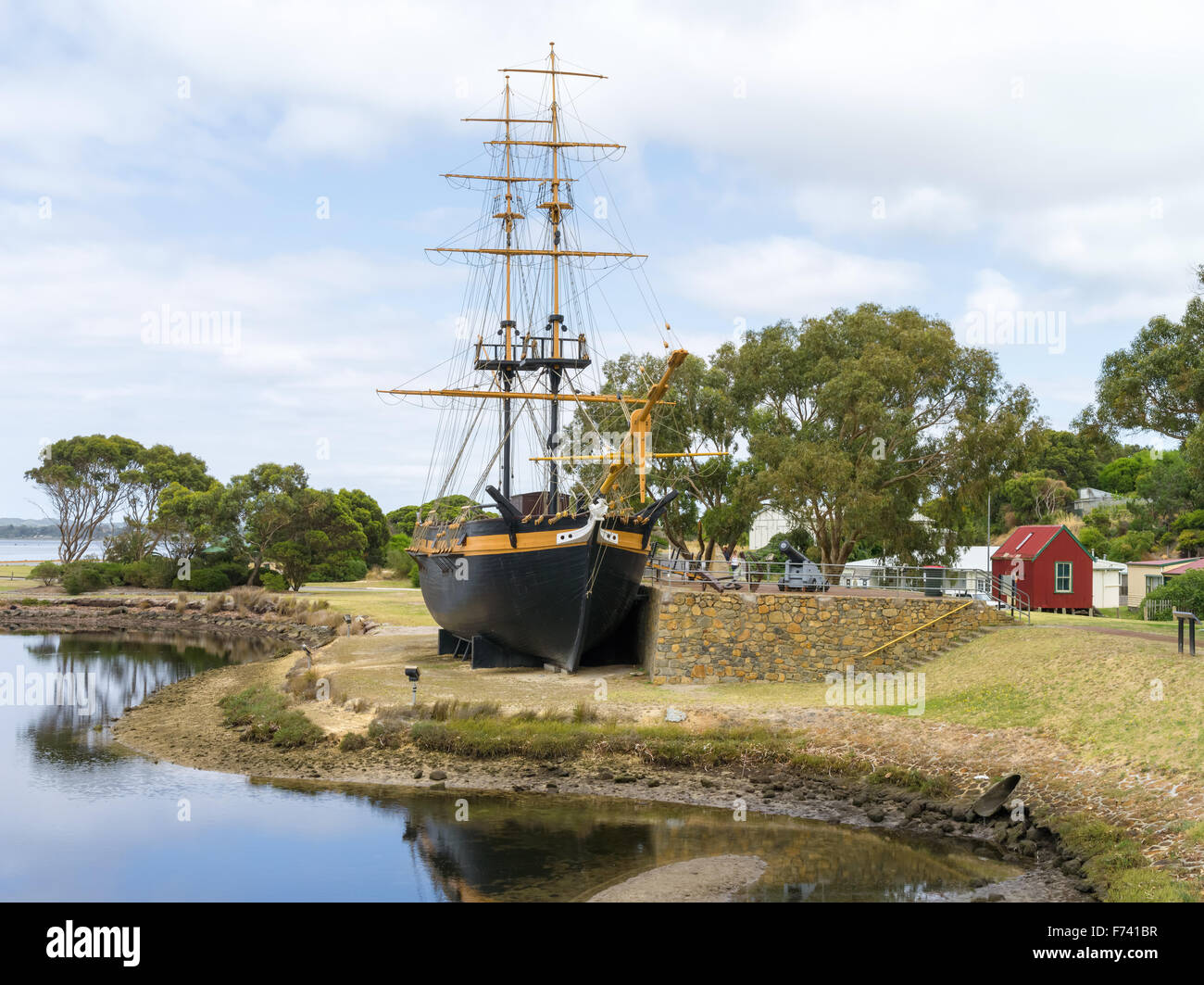 Amity Replica In Albany Western Australia Brig Replica Stock Photo - Alamy