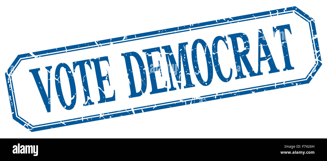 Democrat stamp label square hi-res stock photography and images - Alamy