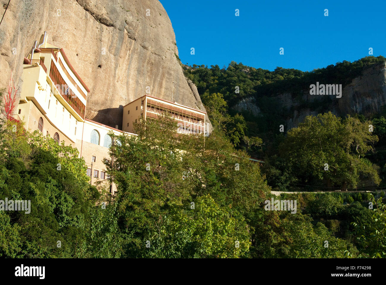 Mega Spileo monastery Peloponnesus Peloponnese Greece Europe Kalavrita ...