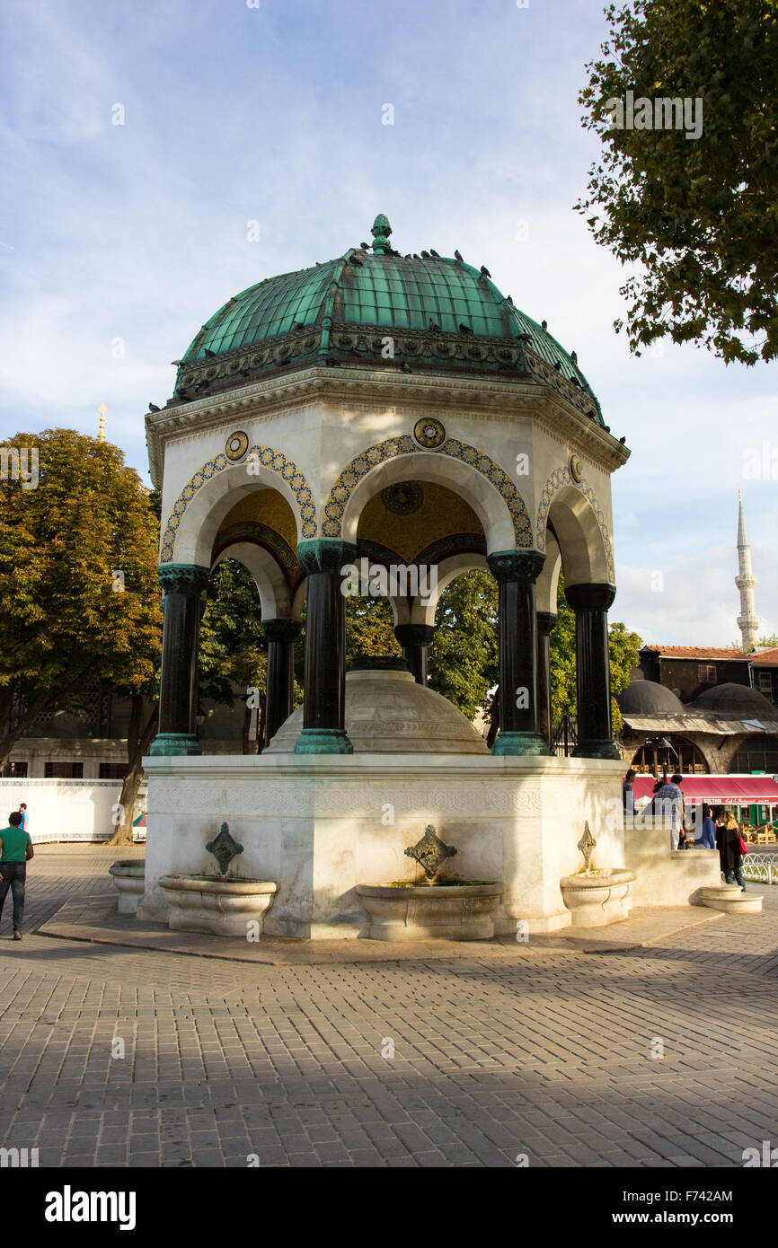 Istanbul in Turkey fountain Stock Photo - Alamy