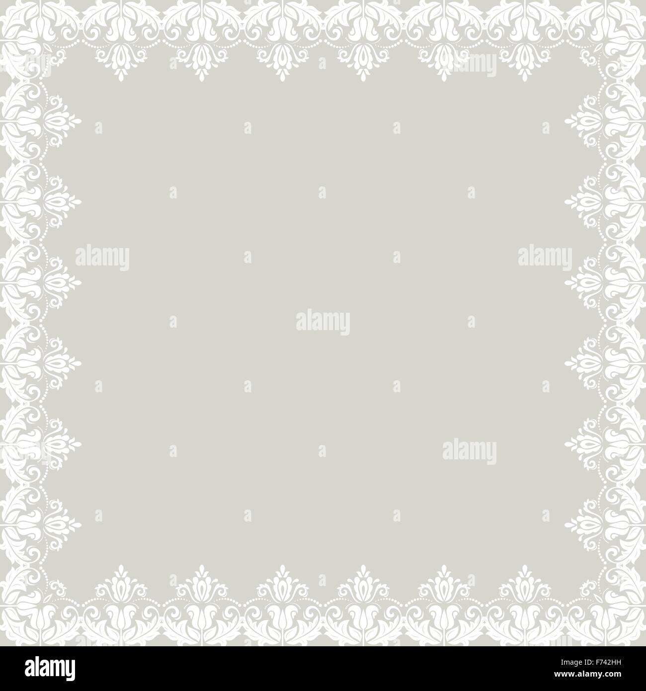 Floral Vector Fine Frame Stock Vector Image & Art - Alamy