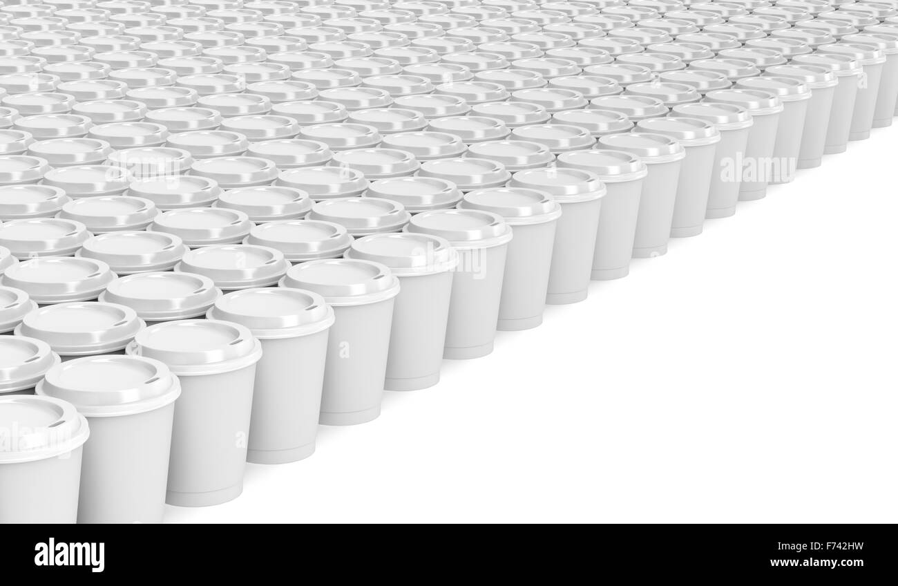 Row espresso cups Black and White Stock Photos & Images - Alamy