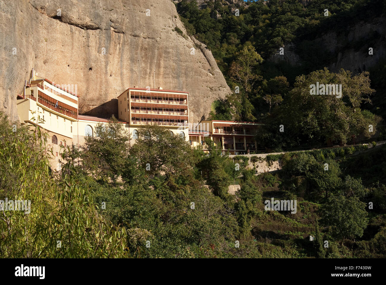 Mega Spileo monastery Peloponnesus Peloponnese Greece Europe Kalavrita ...