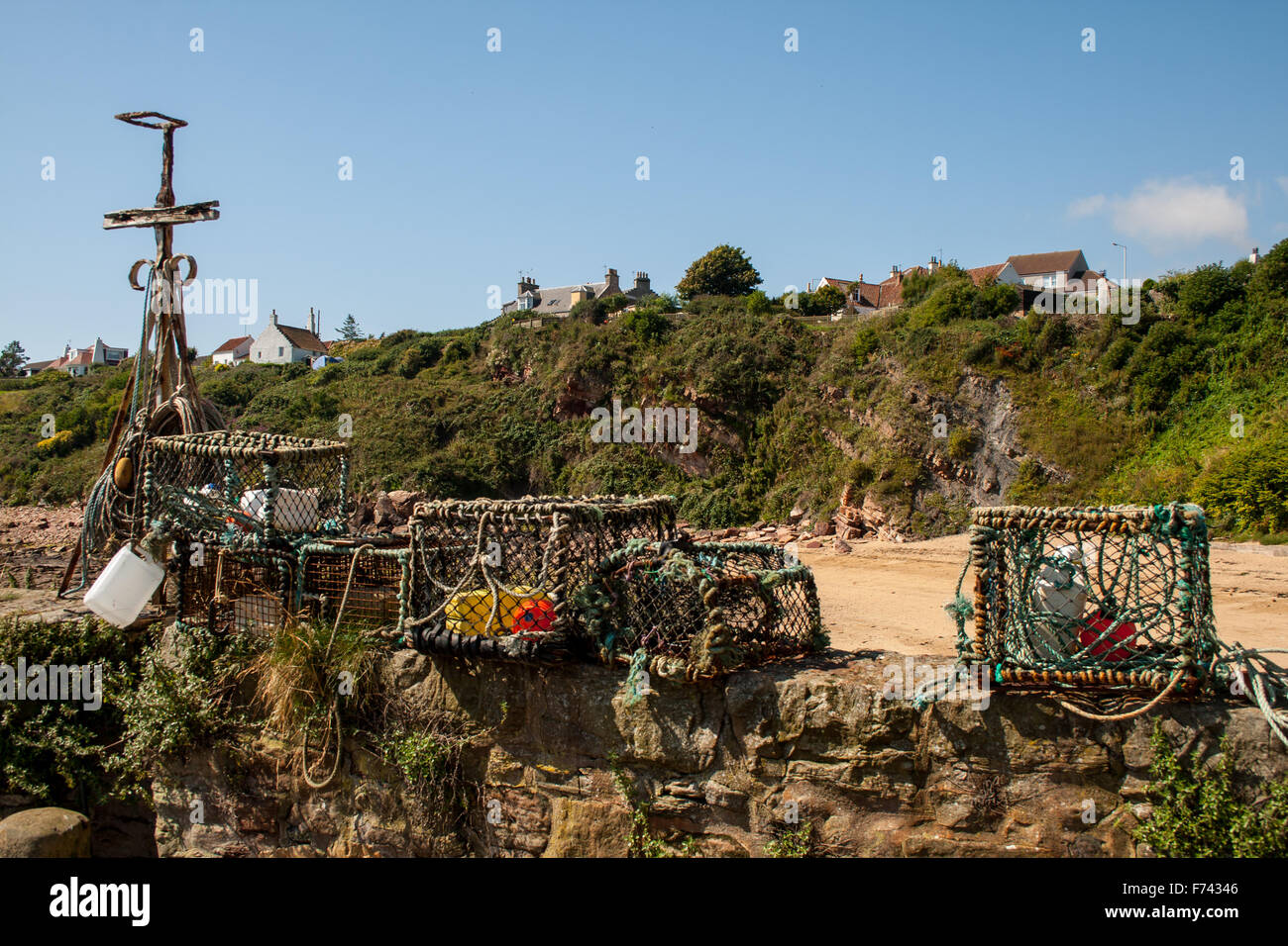 Creels lobster pots hi-res stock photography and images - Alamy