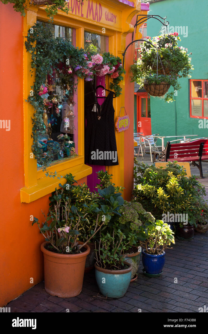 Kinsale County Cork. Colorful shops and houses Stock Photo - Alamy