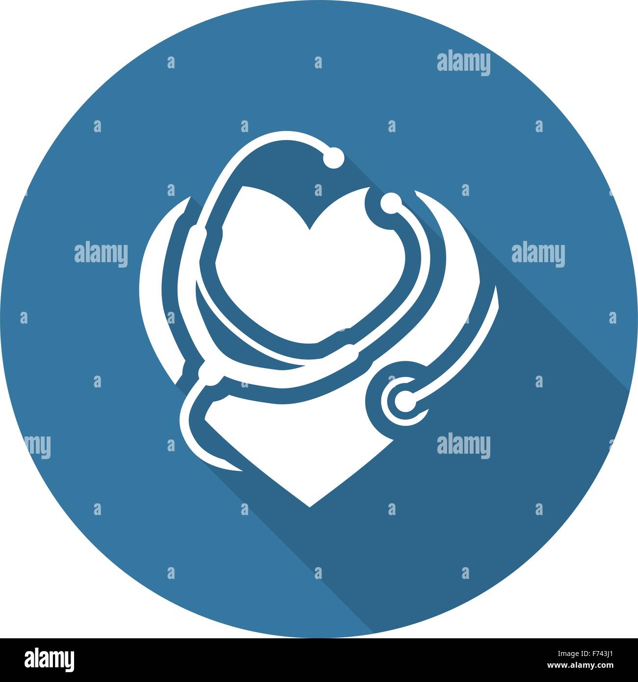 Heart Care Icon. Flat Design Stock Vector Image & Art - Alamy