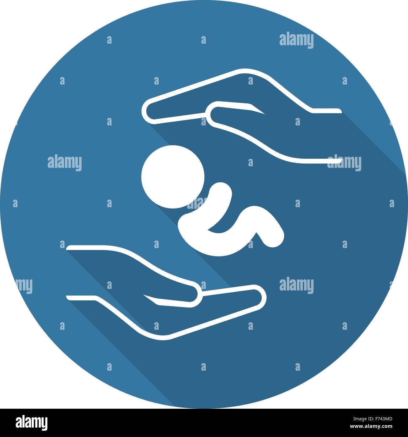 Postnatal Care Icon. Flat Design Stock Vector Image & Art - Alamy