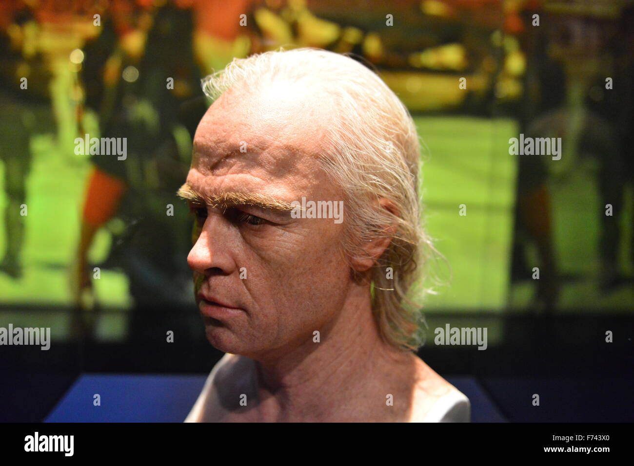Prosthetic head of Brad Pitt Stock Photo - Alamy