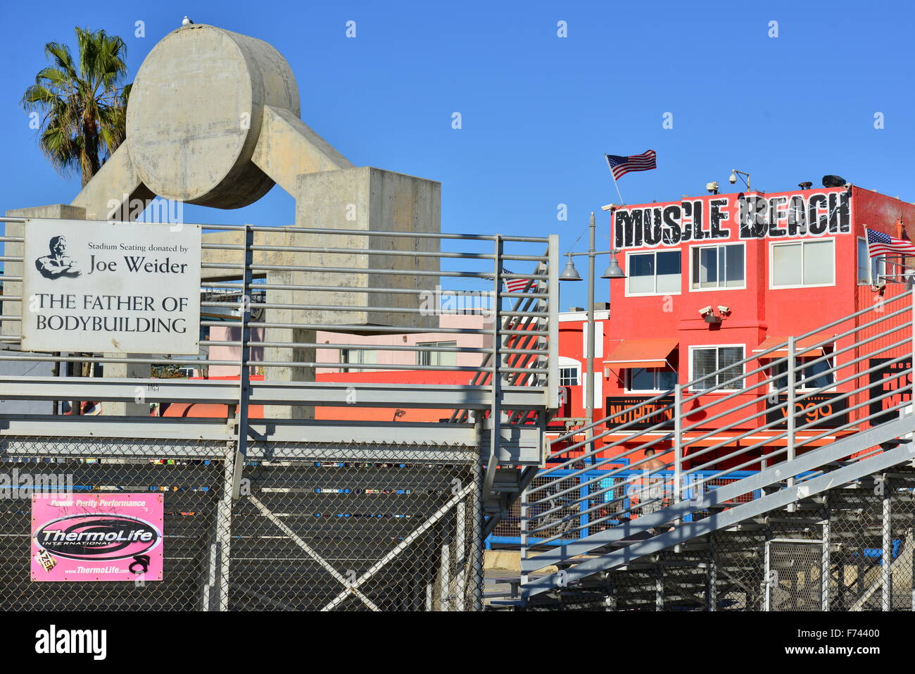 Muscle Beach California Stock Photo - Alamy