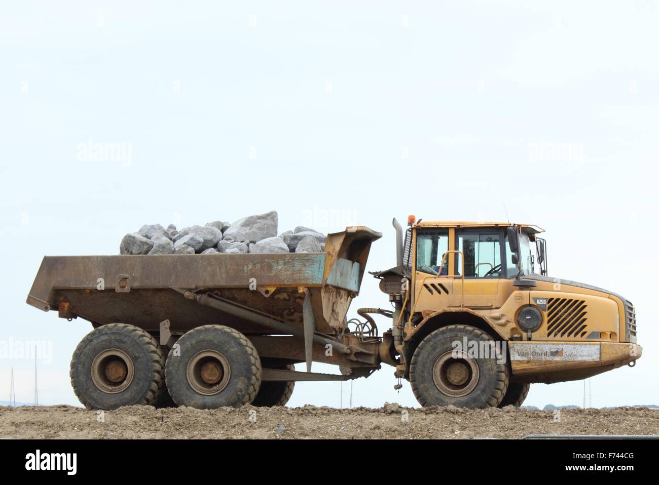 A large tipper lorry Stock Photo - Alamy