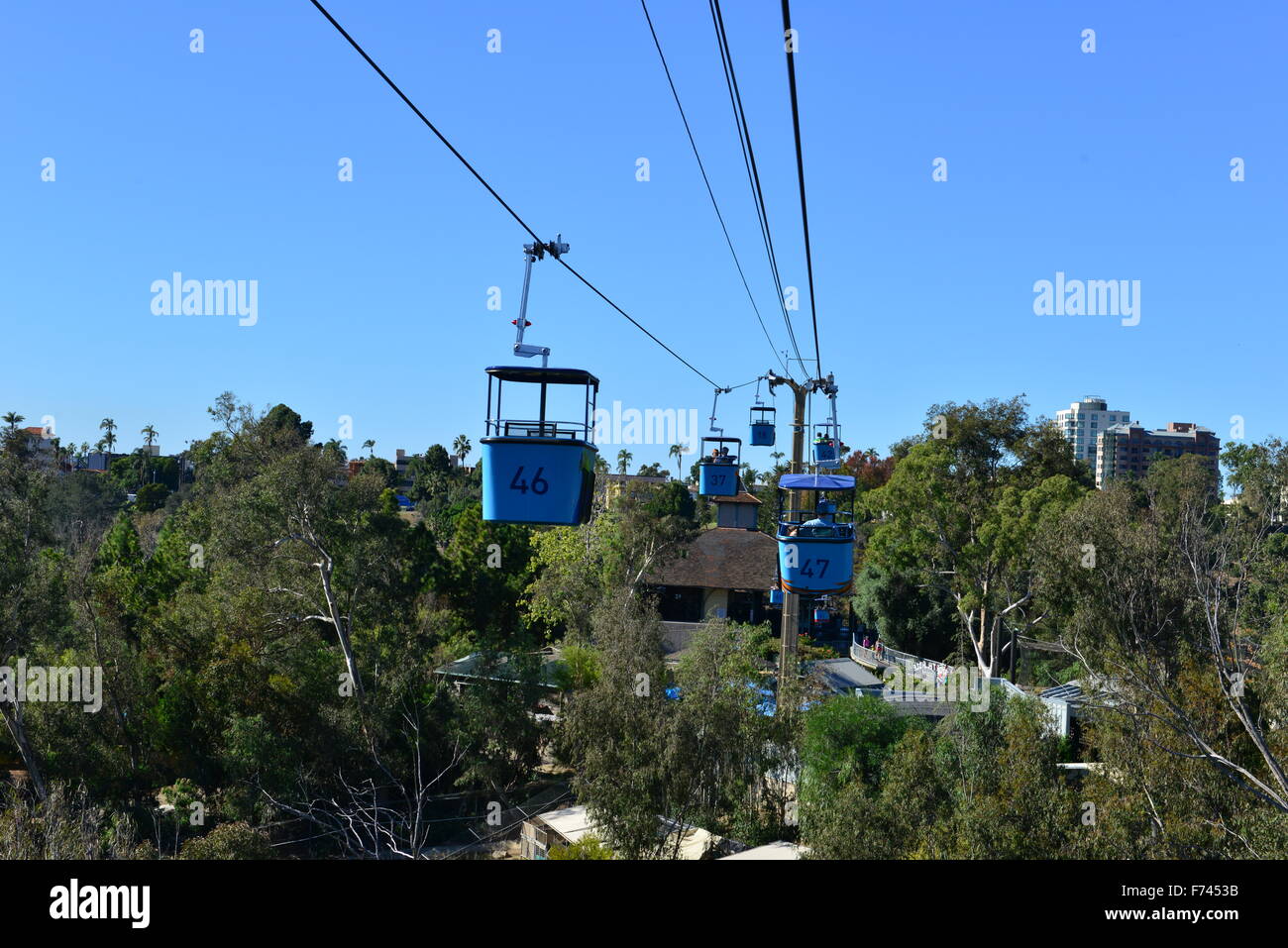 Cable cars in Los Angeles Stock Photo - Alamy